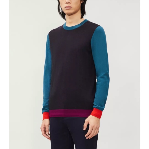 Ted Baker | Sweaters | Ted Baker Bopit Contrastblock Woolblend Knit ...